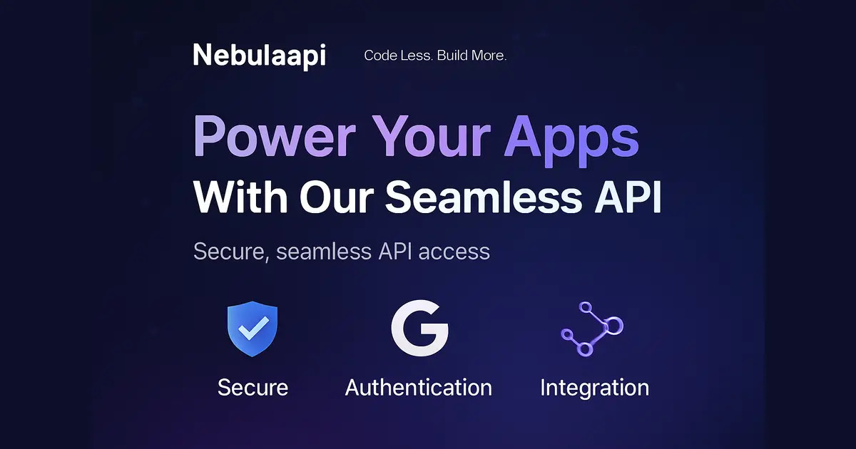 NebulaAPI | Developer-First API Platform